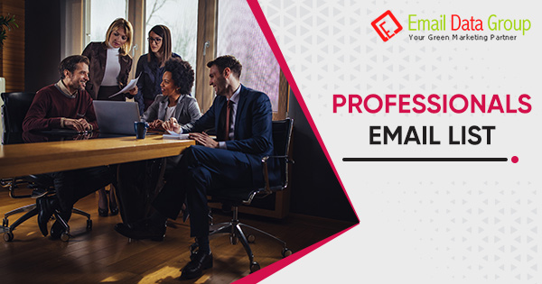 Professionals Email List | 100% Verified Professionals Contact List